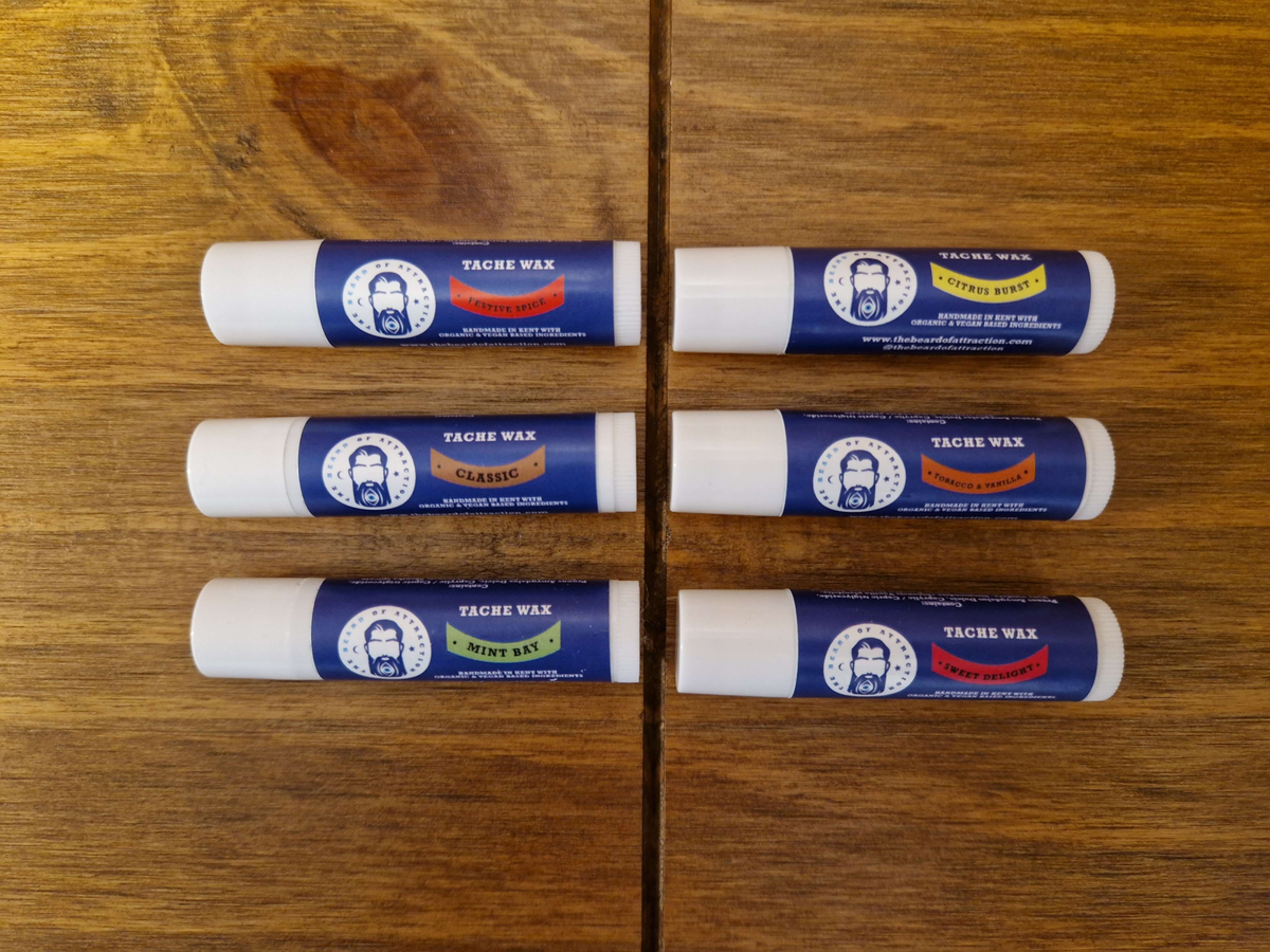 MOUSTACHE WAX – The Beard Of Attraction